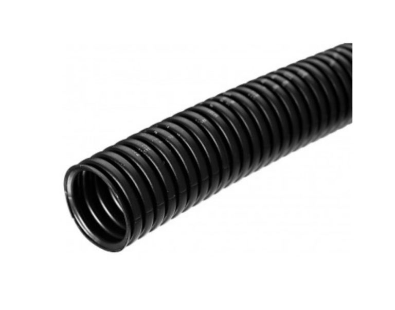 Guaina corrugata (tubo flessibile) Polyflex tagliata nera NW 13 ADR ø13mm – Eurotin