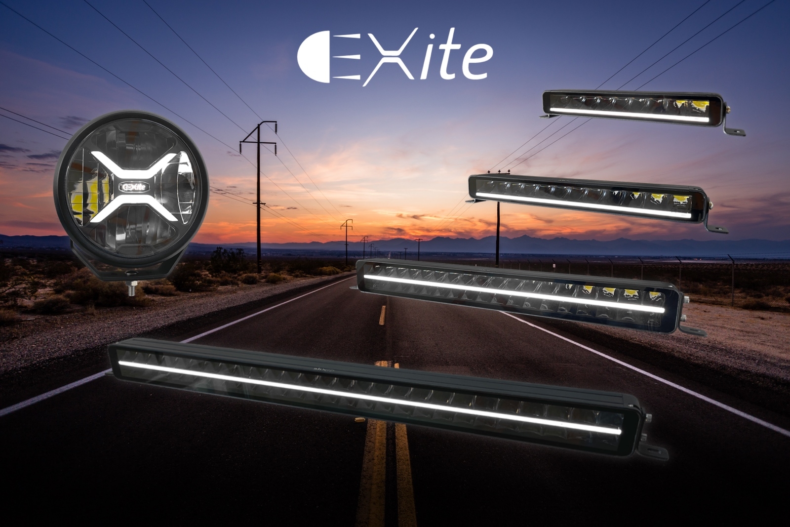 Driving lights with front position - eXite - Eurotin